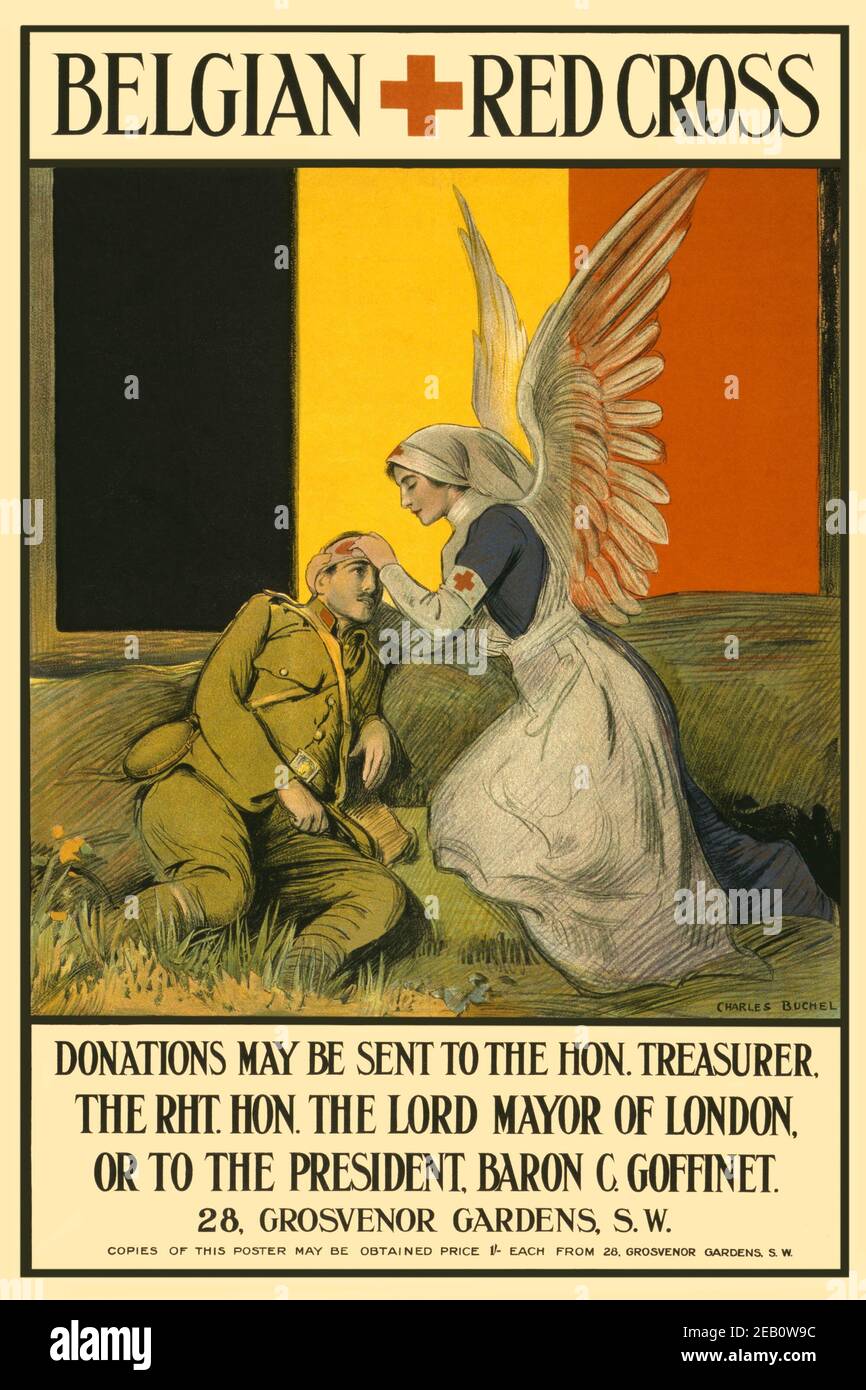 Belgian red cross hi-res stock photography and images - Alamy