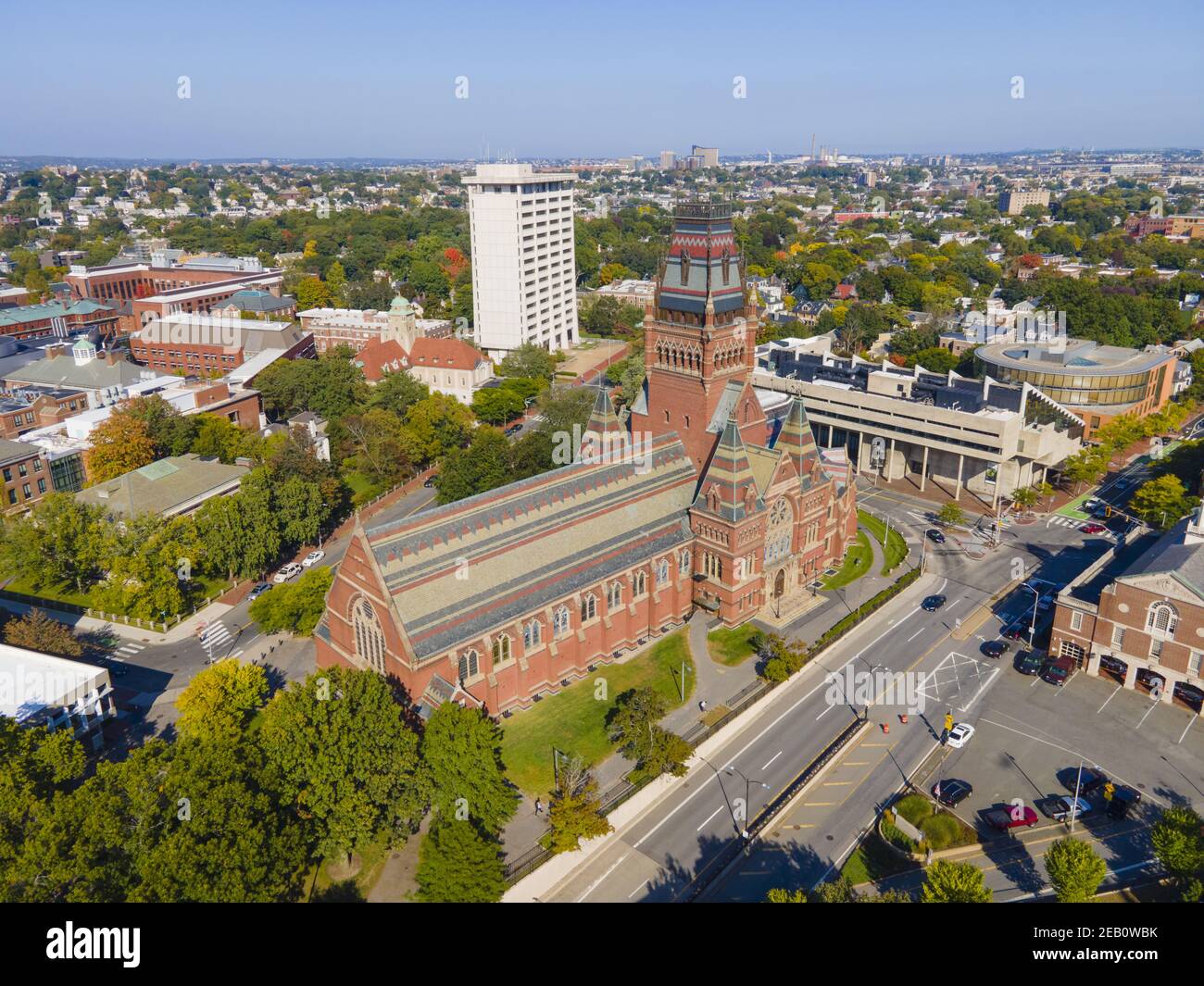 Harvard university aerial hi-res stock photography and images - Alamy