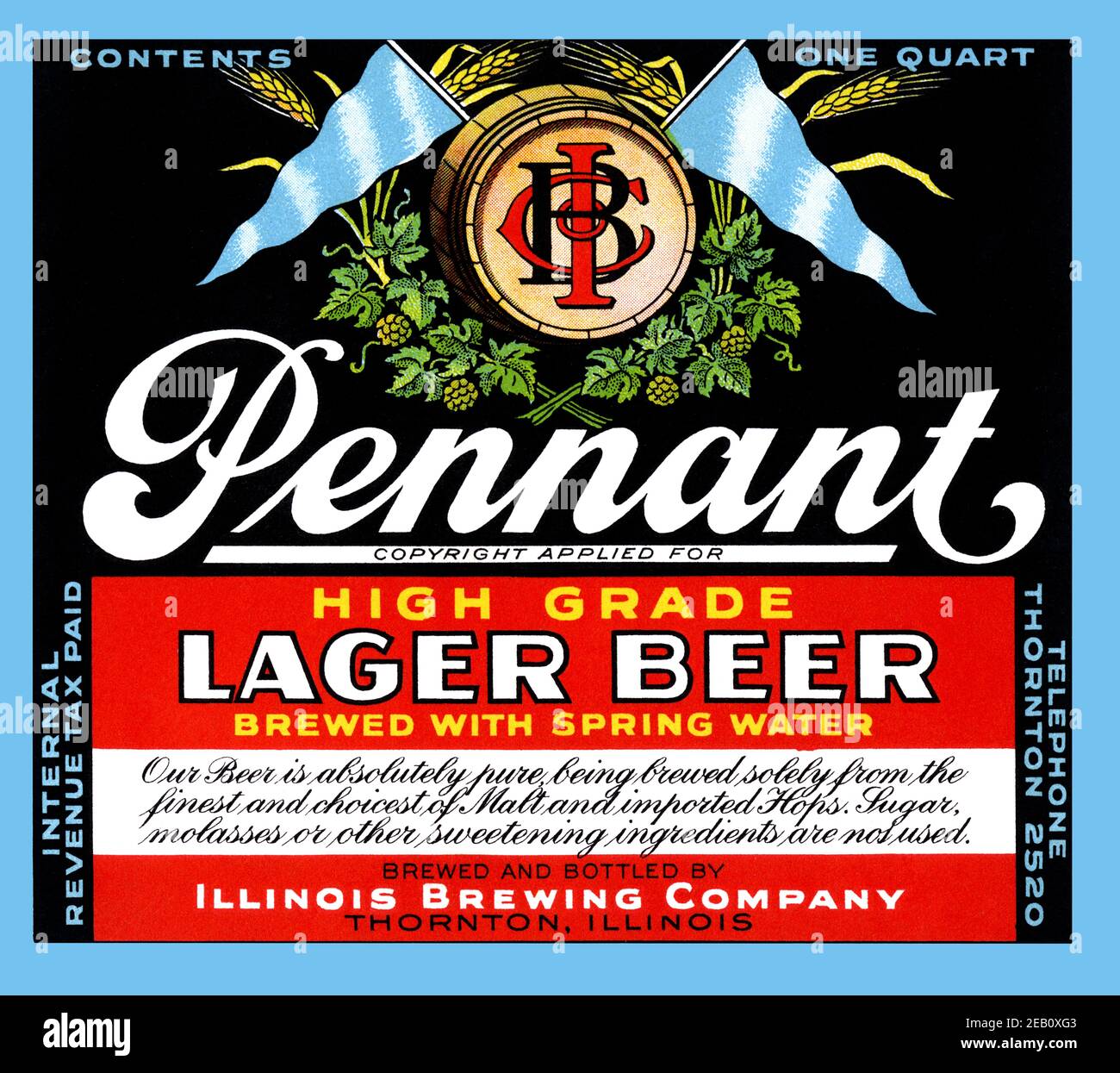 Pennant Lager Beer Stock Photo - Alamy