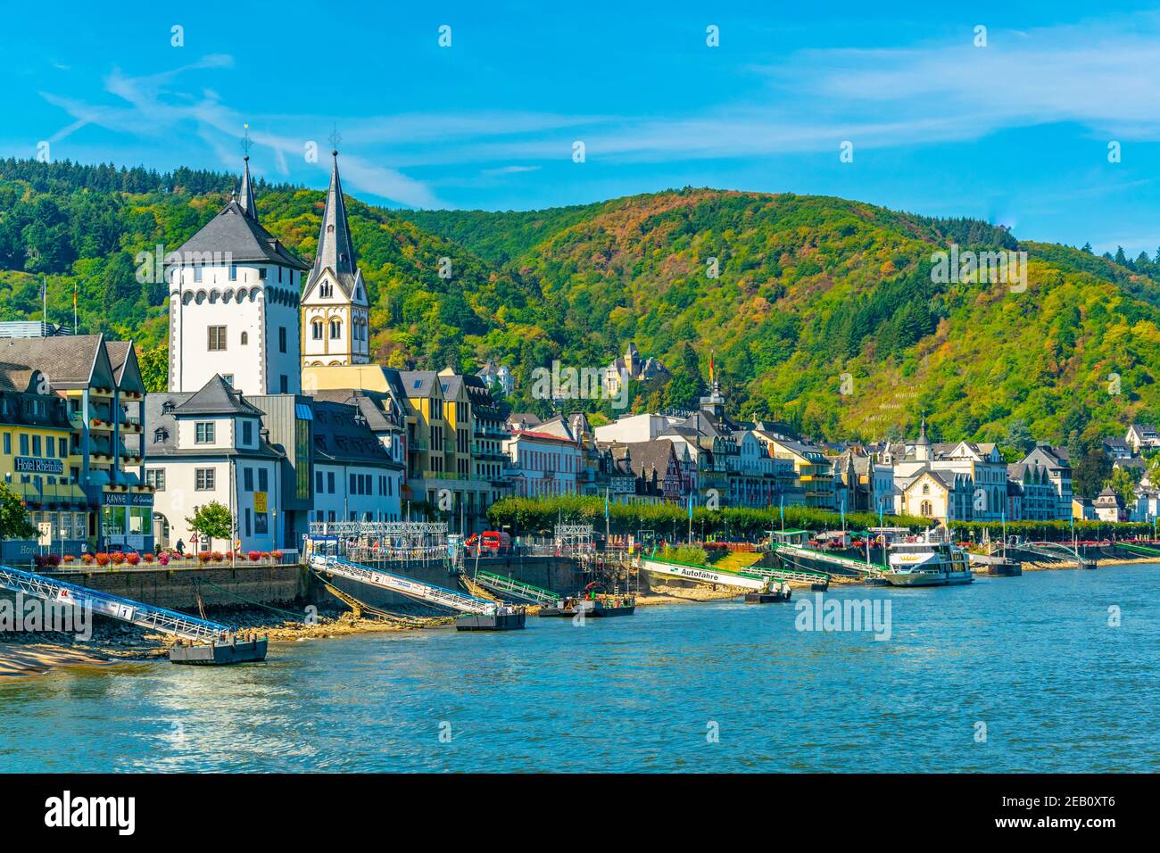 Boppard riverside promenade hi-res stock photography and images - Alamy
