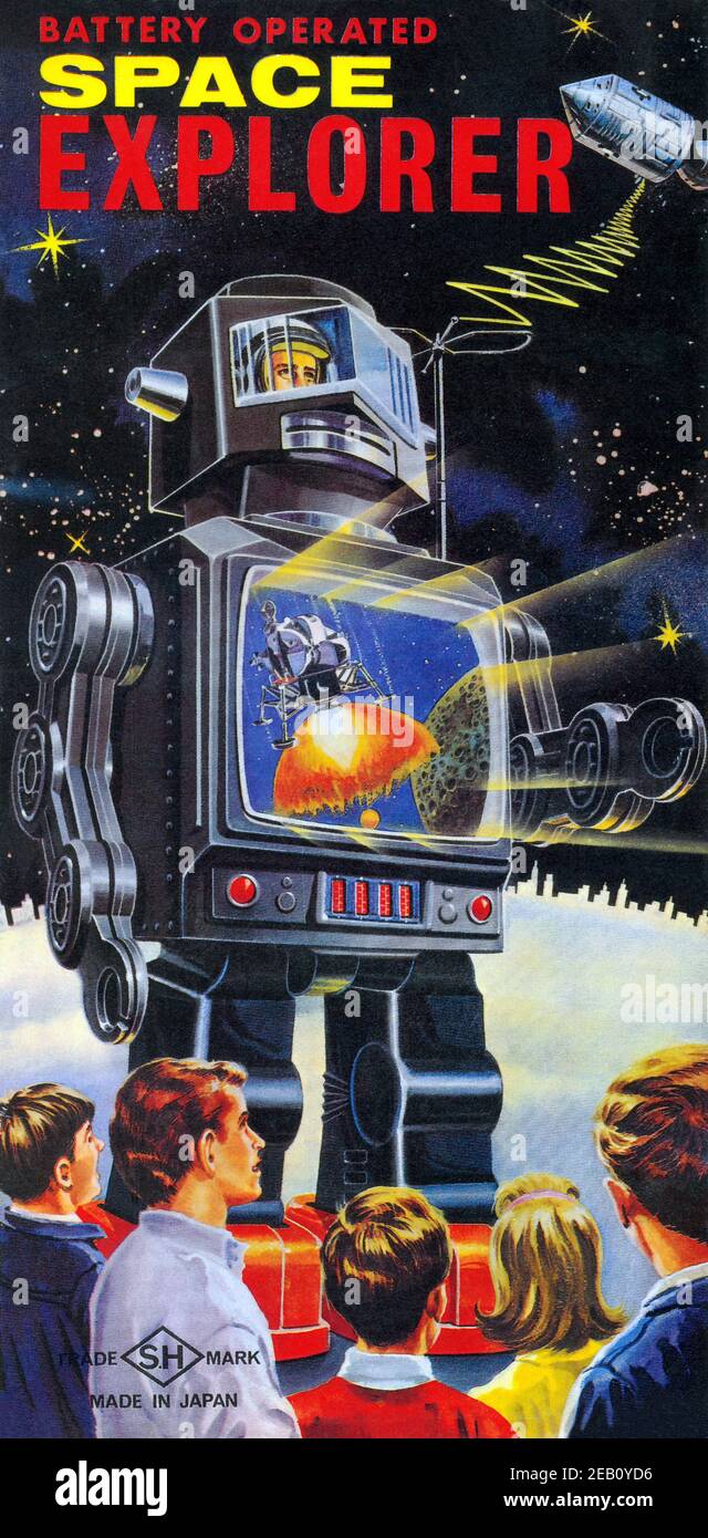Battery Operated Space Explorer 1950 Stock Photo - Alamy
