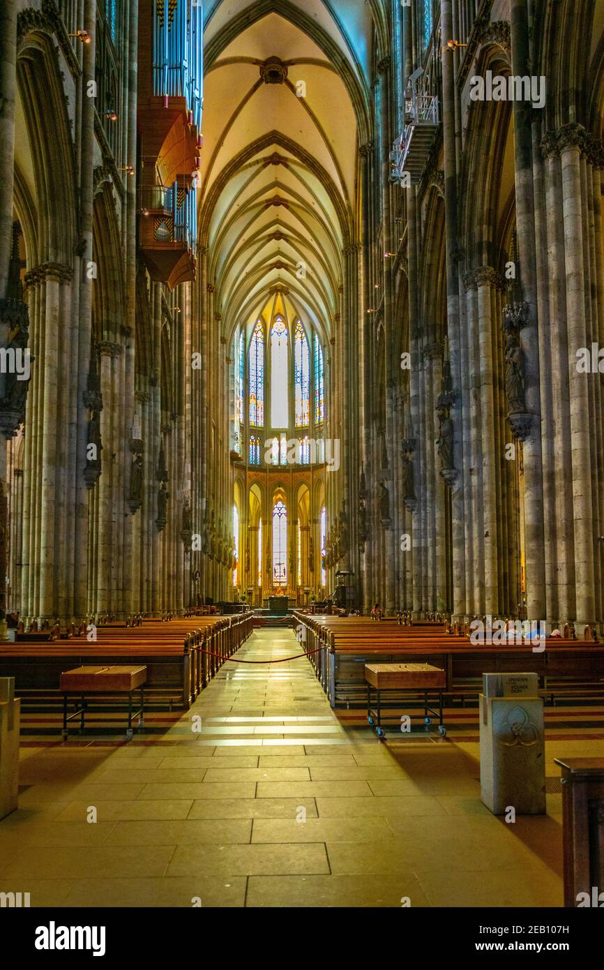 Cologne Cathedral Nave Germany High Resolution Stock Photography and ...