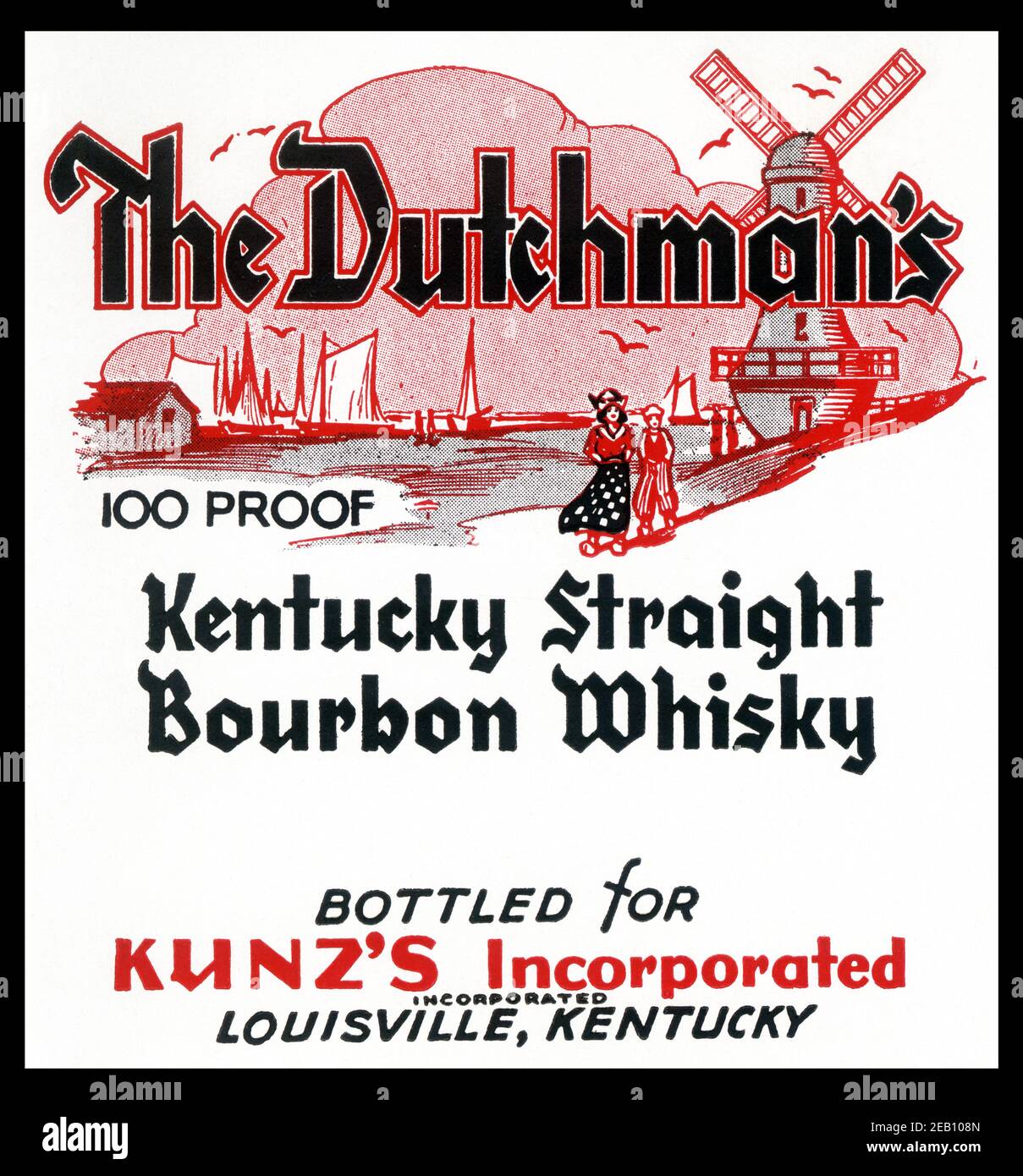 Dutchman's Kentucky Straight Bourbon Whiskey Stock Photo - Alamy