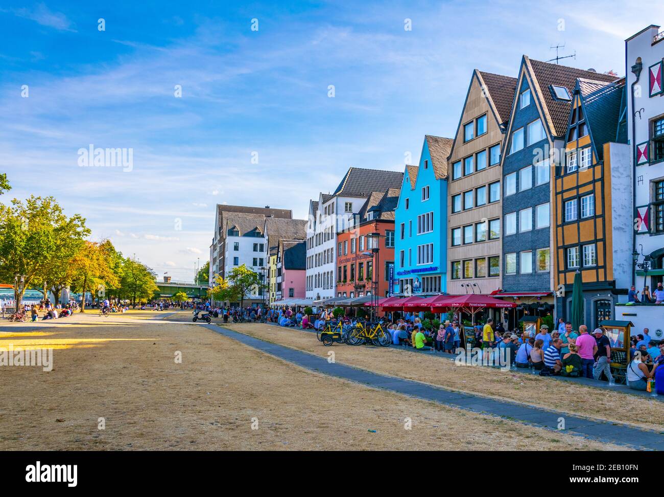 COLOGNE, GERMANY, AUGUST 11, 2018: Fischmarkt square in cologne ...