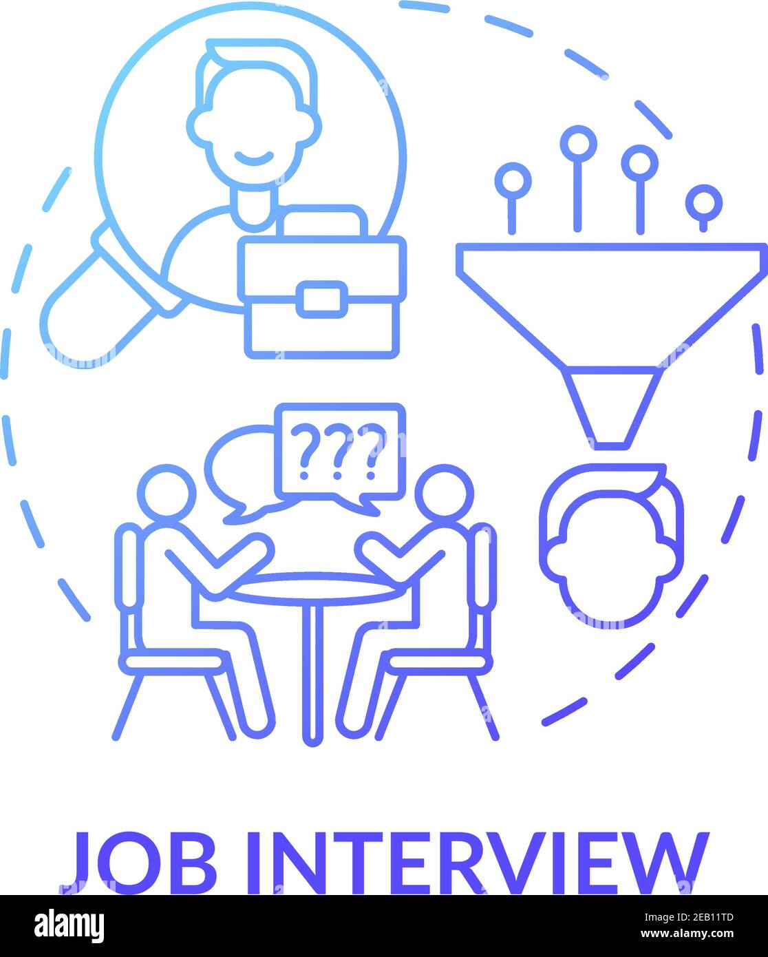 Resume and candidates concept icon Stock Vector Image & Art - Alamy