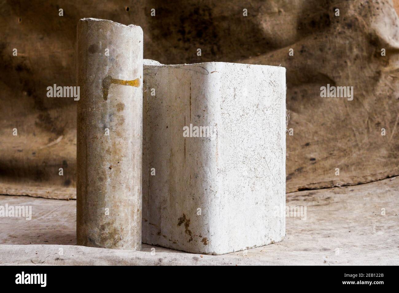 Fibro-cement elements, France Stock Photo - Alamy