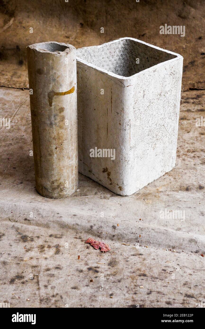 Fibro-cement elements, France Stock Photo - Alamy