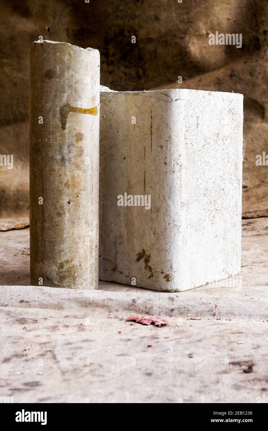 Fibro-cement elements, France Stock Photo - Alamy