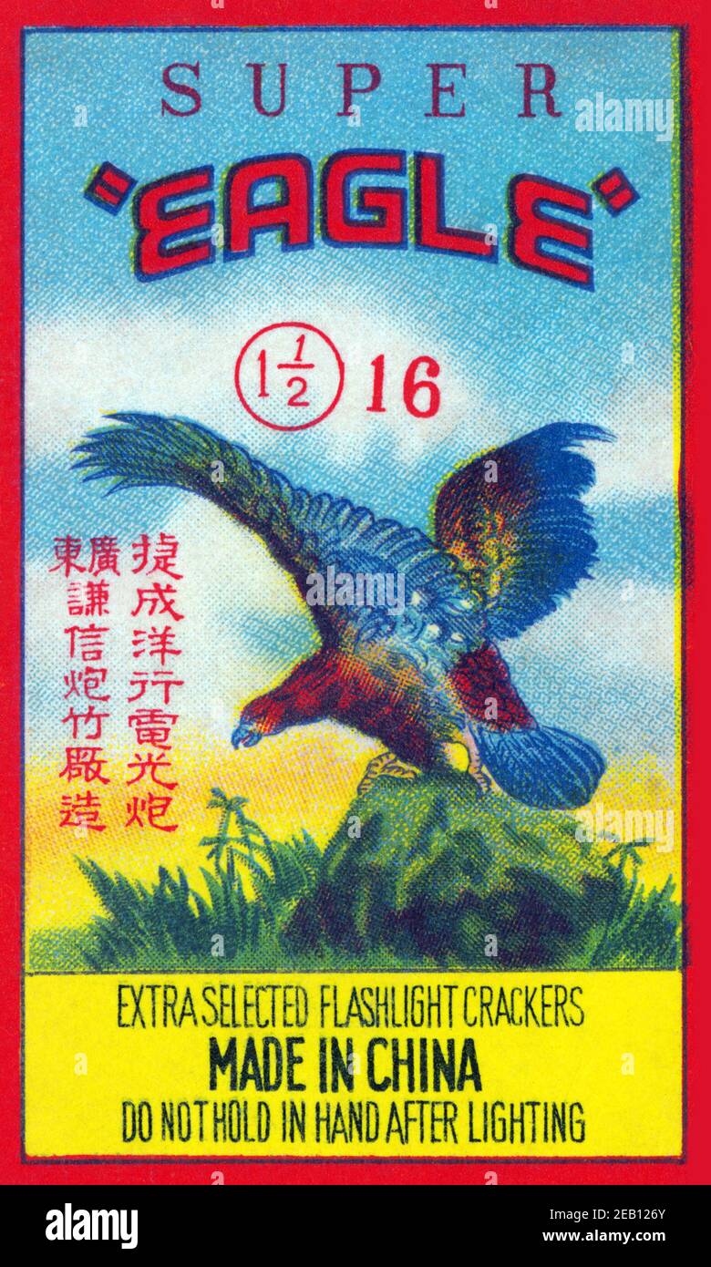 Super Eagle Extra Selected Flashlight Crackers Stock Photo - Alamy