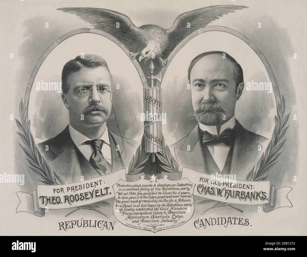 Republican Candidates. For President, Theo. Roosevelt. For Vice ...
