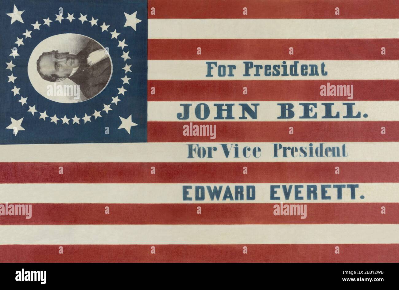 For President John Bell. For vice president Edward Everett 1860 Stock ...
