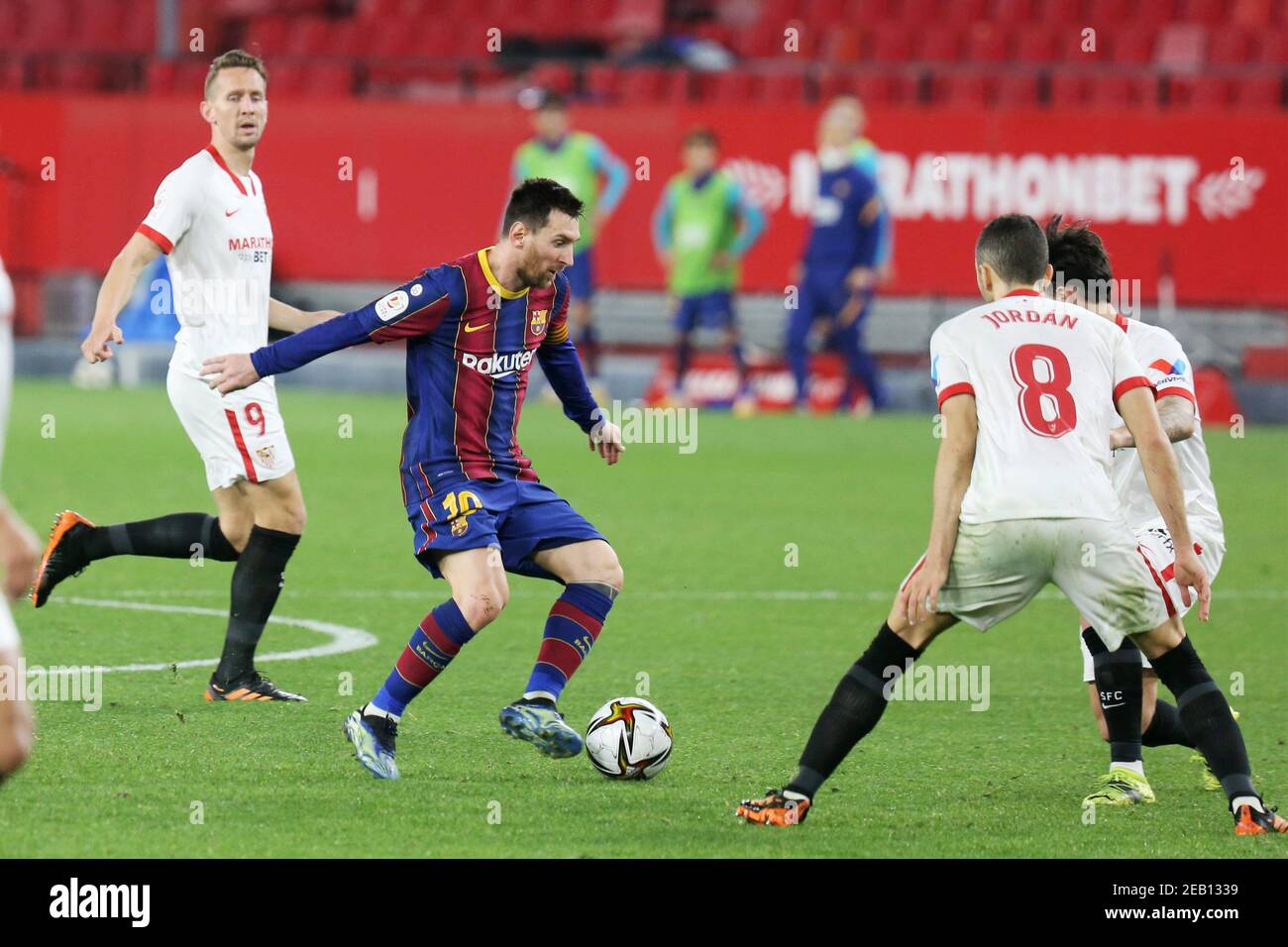 Lionel messi copa del rey 2021 hi-res stock photography and images - Alamy
