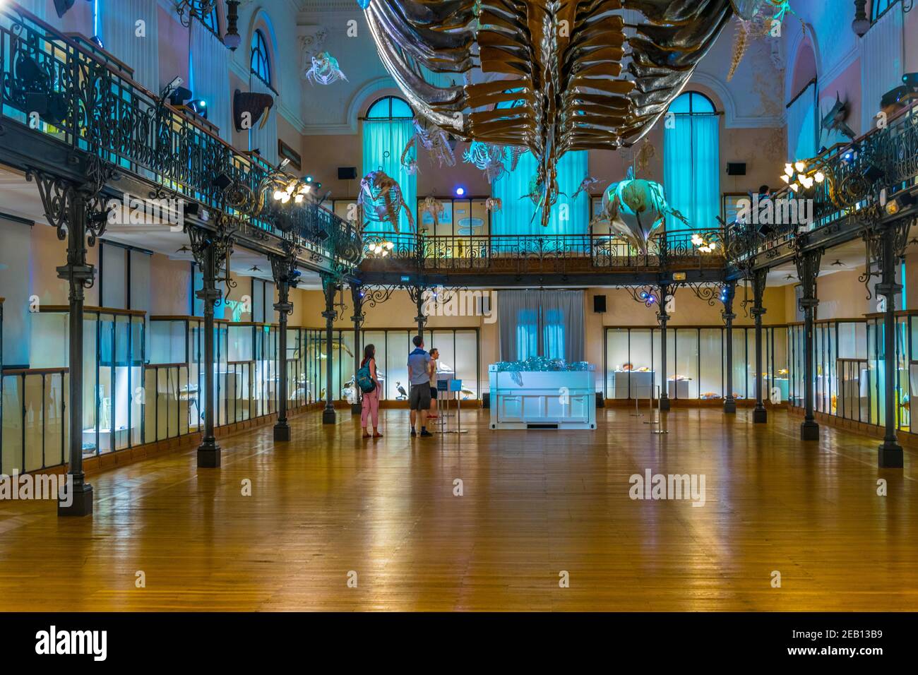 MONACO, MONACO, JUNE 14, 2017: View of interior of Musée ...