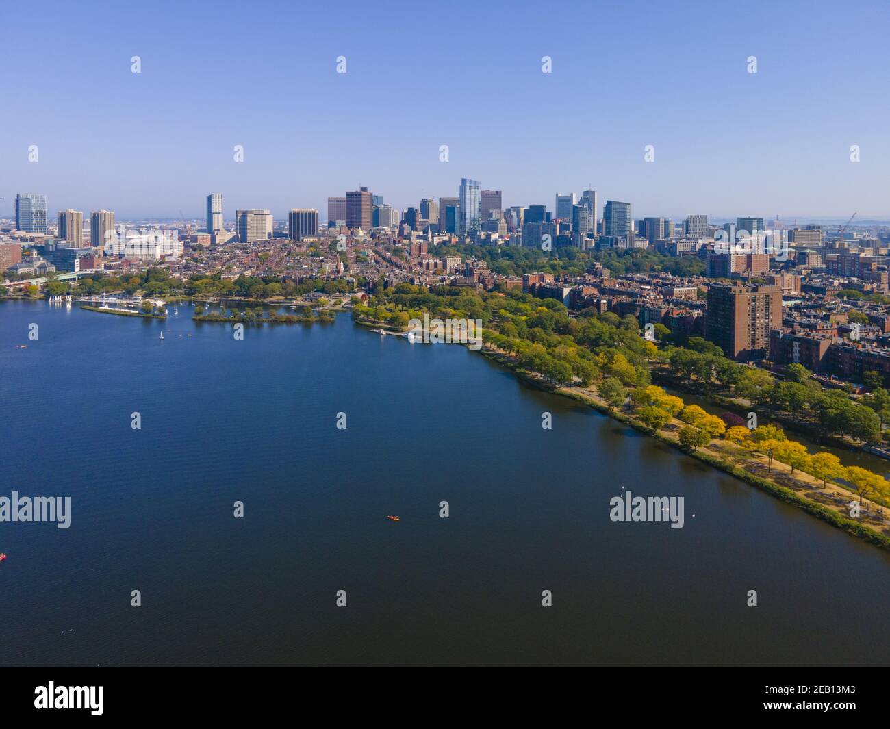 Boston common aerial view hi-res stock photography and images - Alamy