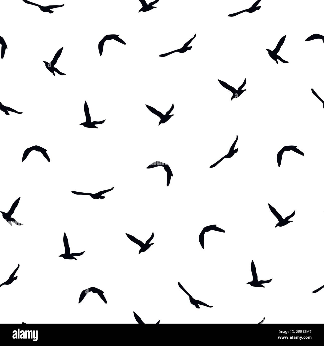 Flying Crows Wallpaper