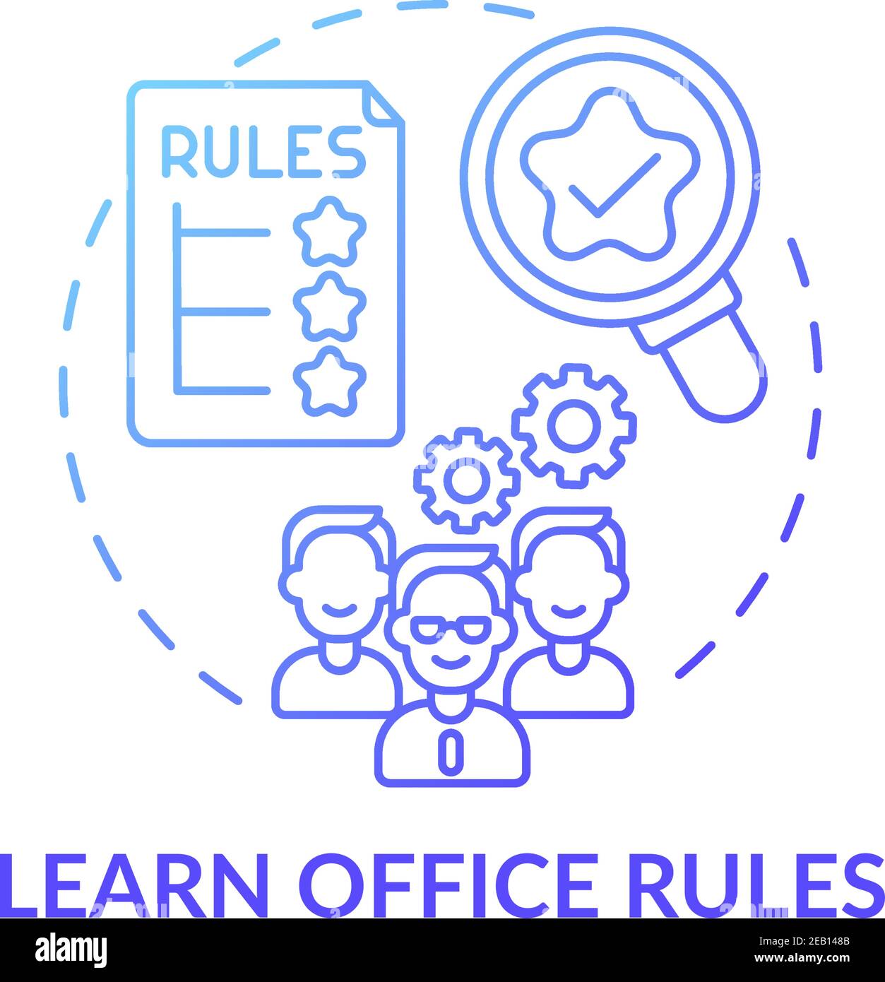 Communication with colleagues concept icon Stock Vector Image & Art - Alamy