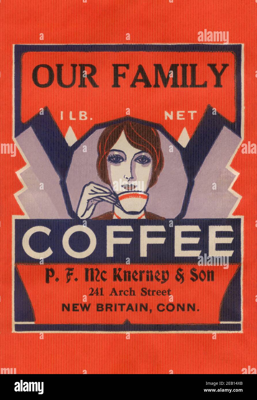 Our Family Coffee Stock Photo - Alamy