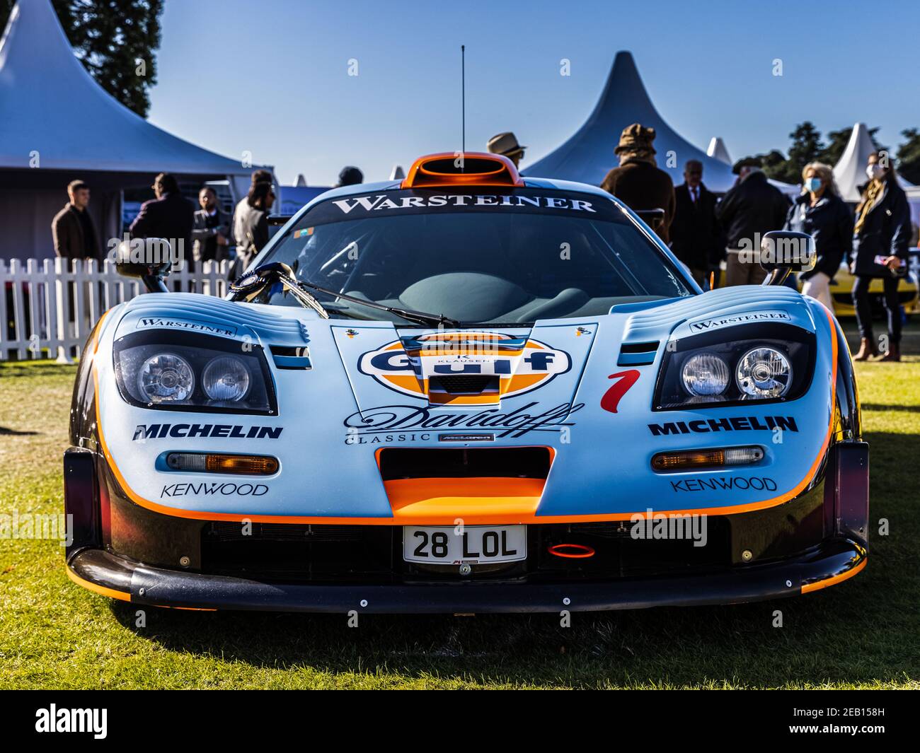Gulf Team Davidoff 1997 McLaren F1 GTR 'Longtail' on display at the ...