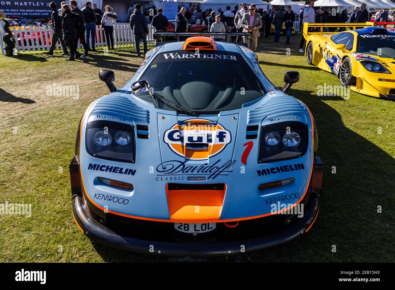 Gulf Team Davidoff 1997 McLaren F1 GTR 'Longtail' on display at the ...