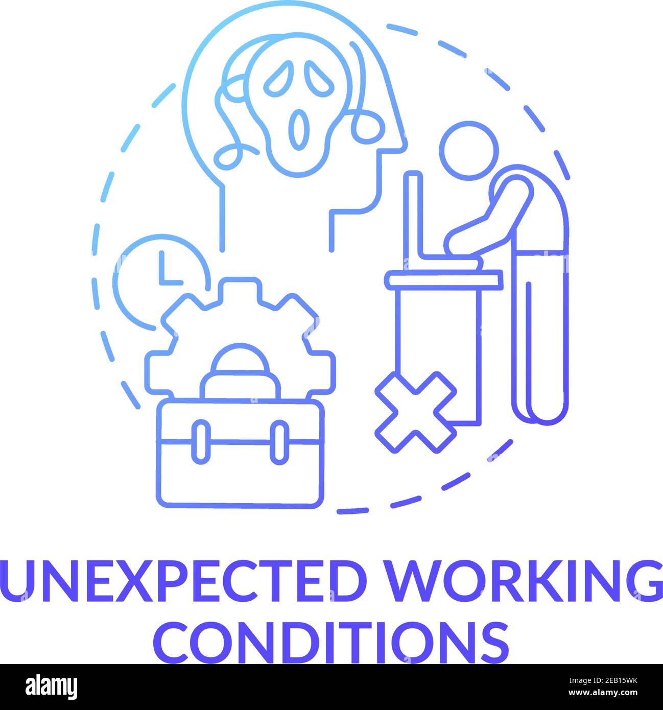 Unfulfilled worker hi-res stock photography and images - Alamy