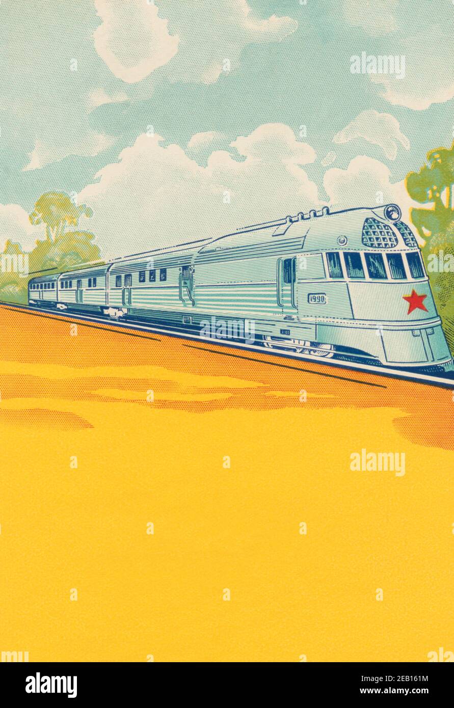 Red Star Bullet Train Stock Photo - Alamy