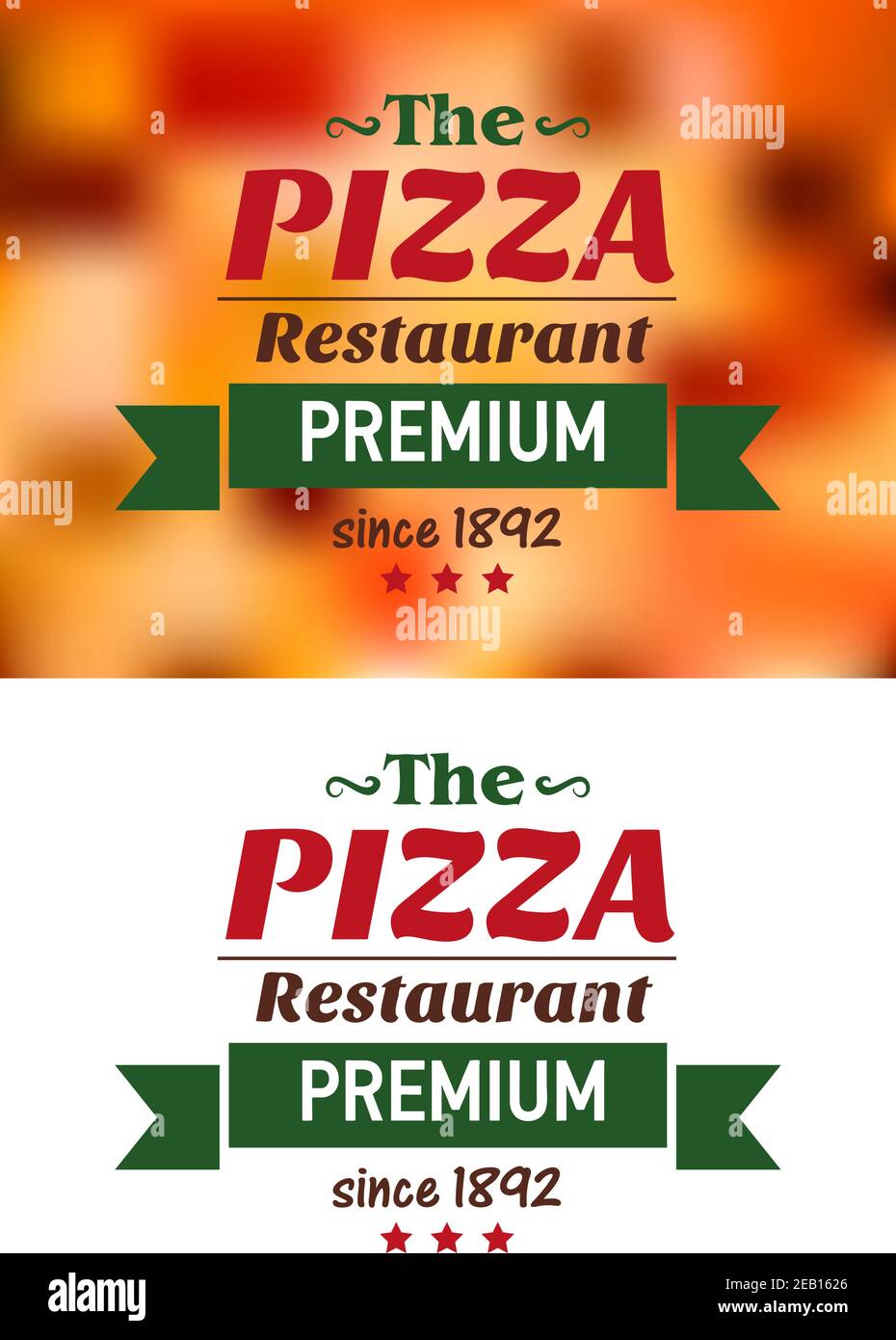 Pizza ad Stock Vector Images - Alamy