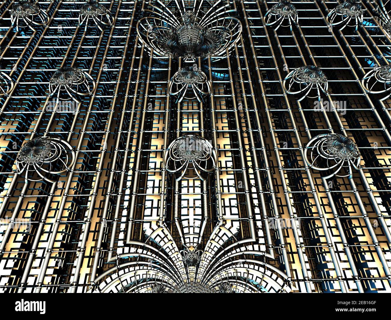 Computer generated 3D illustration abstract background Stock Photo - Alamy