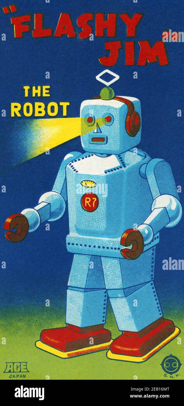 Flashy Jim - The Robot 1950 Stock Photo - Alamy