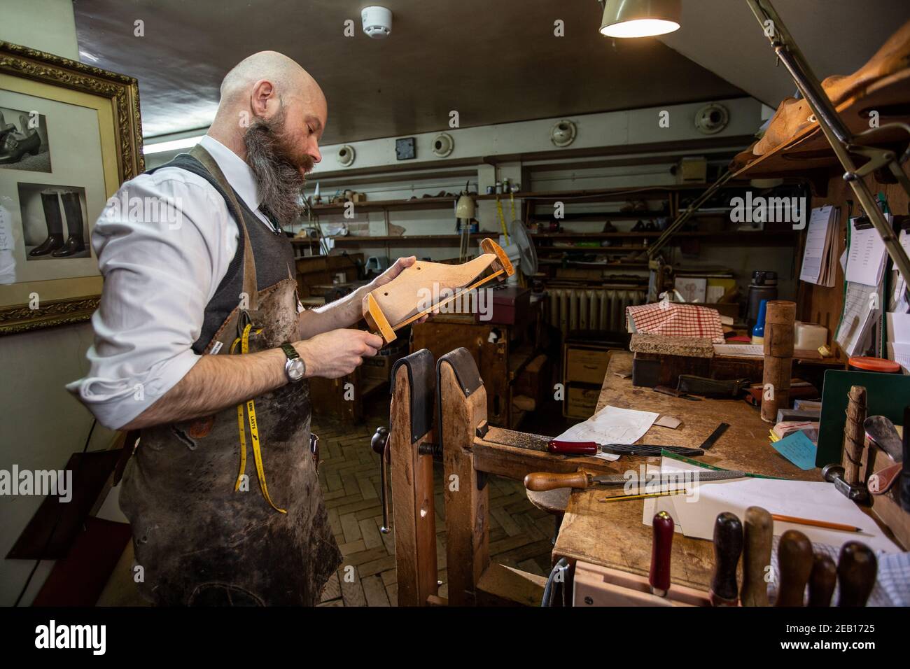 Bespoke Maker Of Shoes High Resolution Stock Photography and Images - Alamy