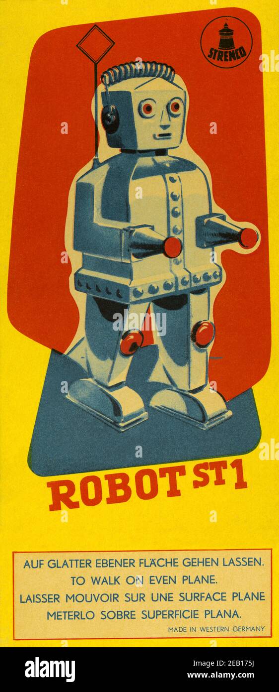 Historical robot toy hi-res stock photography and images - Alamy