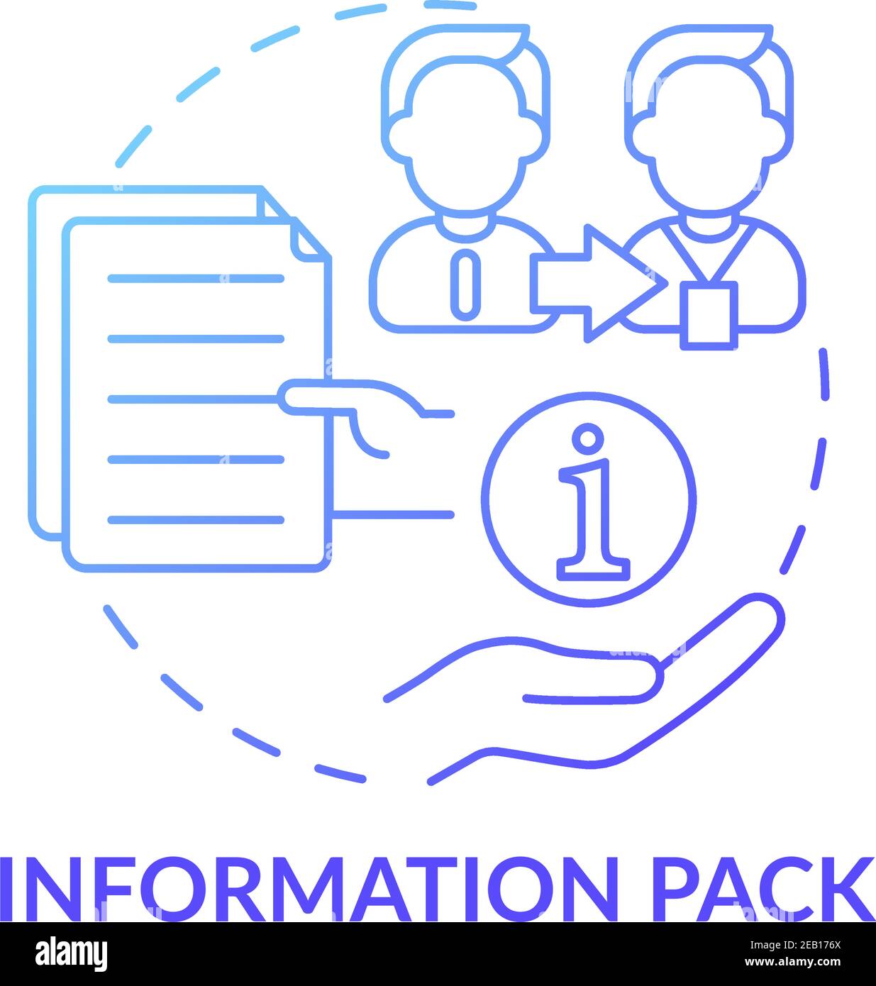 Materials for new workers concept icon Stock Vector Image & Art - Alamy