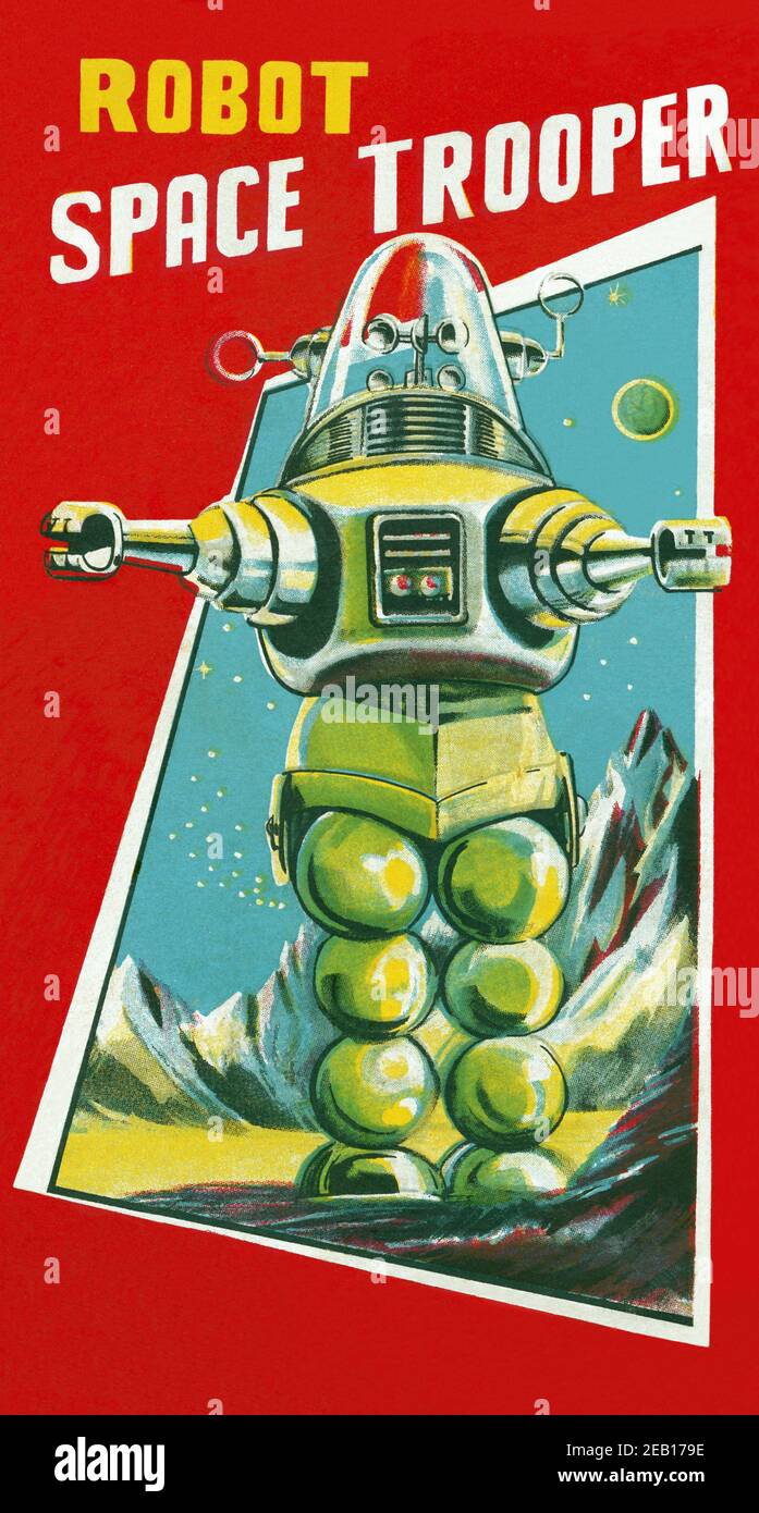 Robot Space Trooper 1950 Stock Photo - Alamy