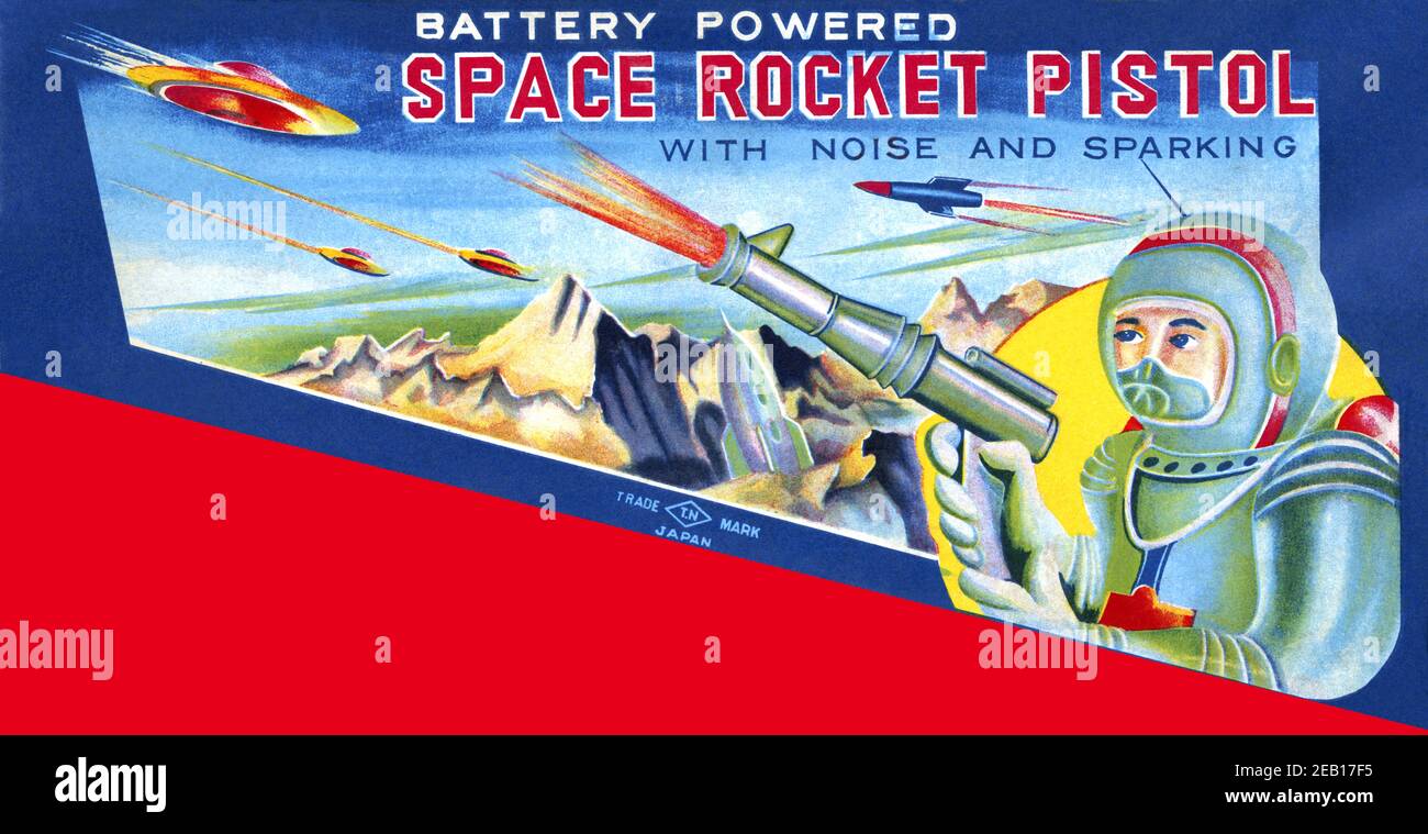 Space Rocket Pistol 1950 Stock Photo - Alamy