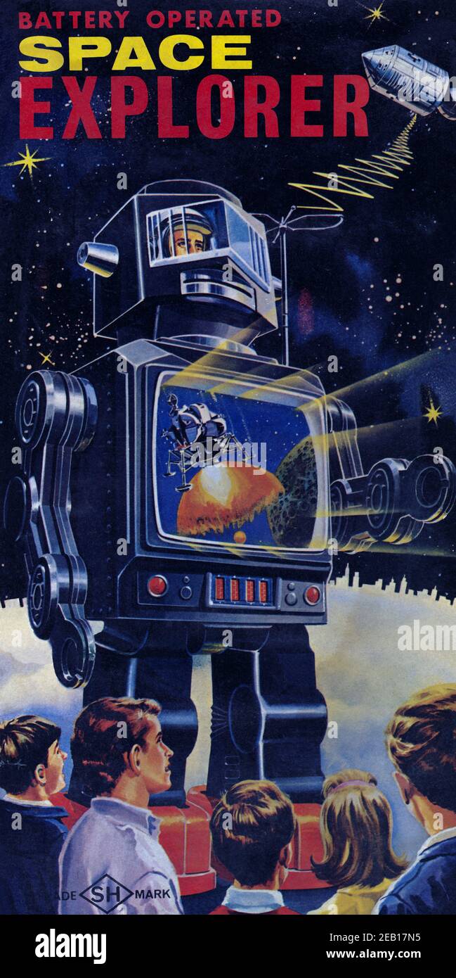 Space Explorer 1950 Stock Photo - Alamy