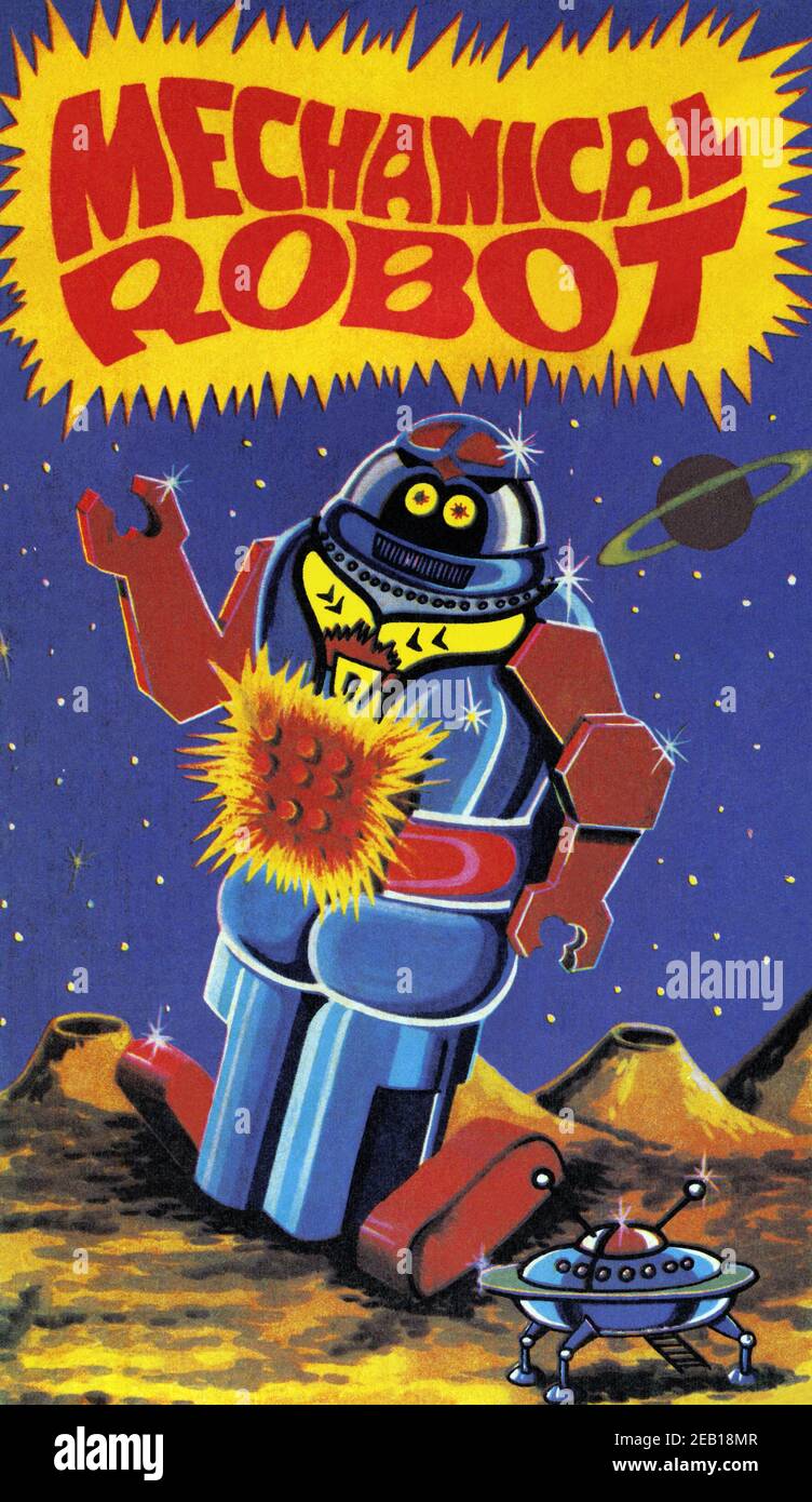 Mechanical Robot 1950 Stock Photo - Alamy
