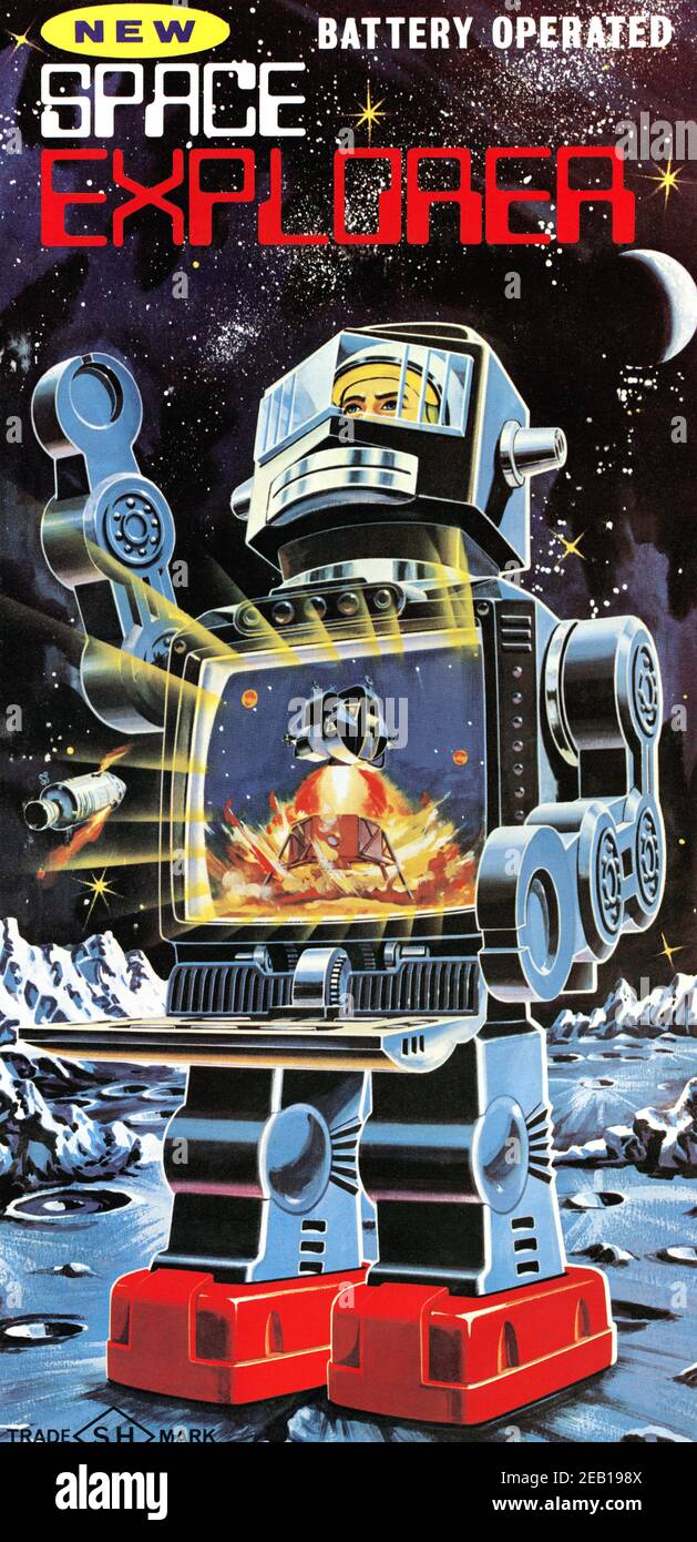 Battery Operated Space Explorer 1950 Stock Photo - Alamy