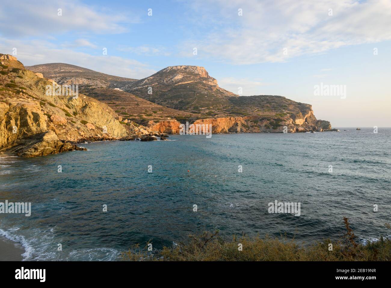 Agali beach, one of the most beautiful beaches of Folegandros island ...