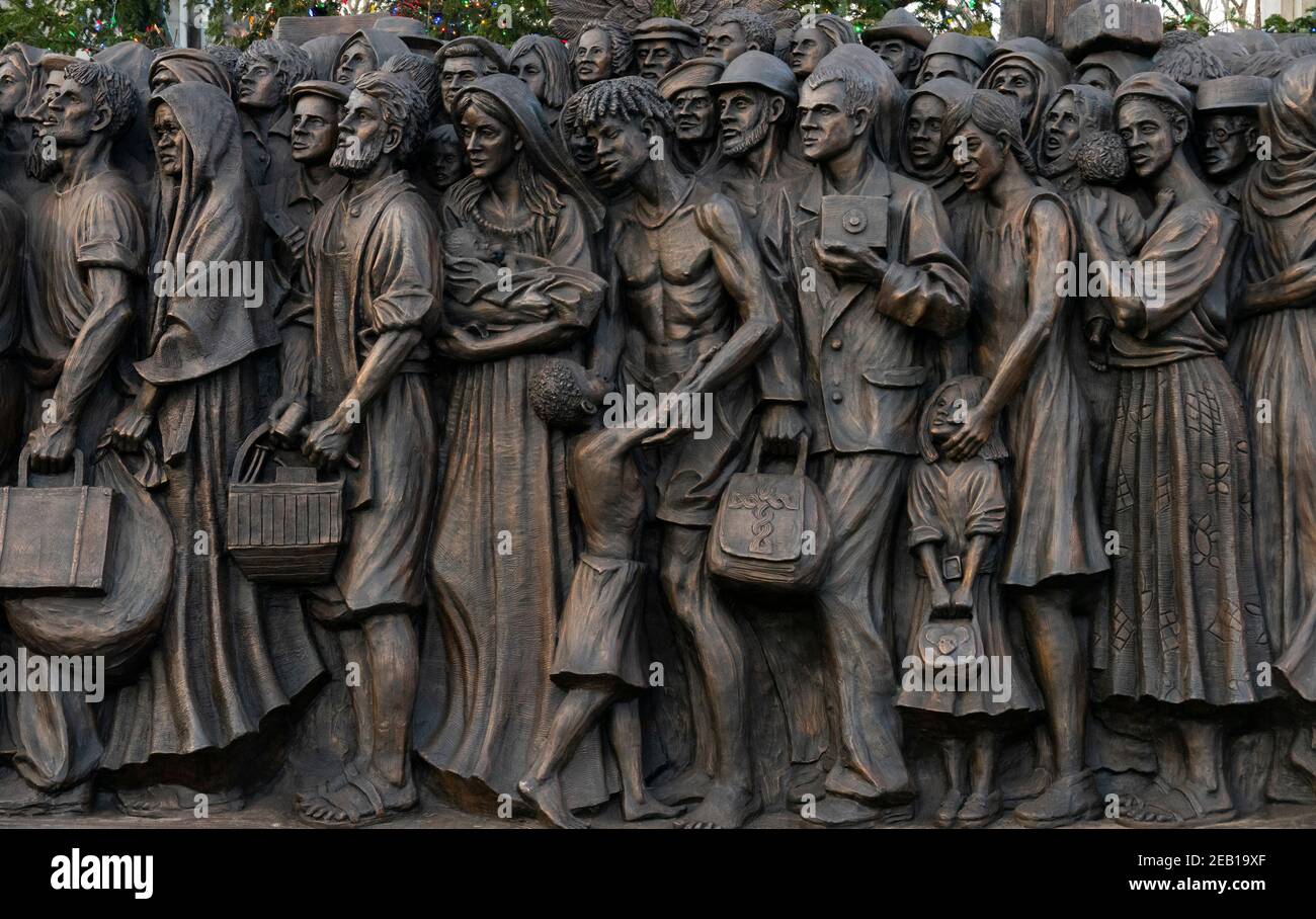 Angels Unawares statue in Prospect Park Brooklyn NYC Stock Photo - Alamy