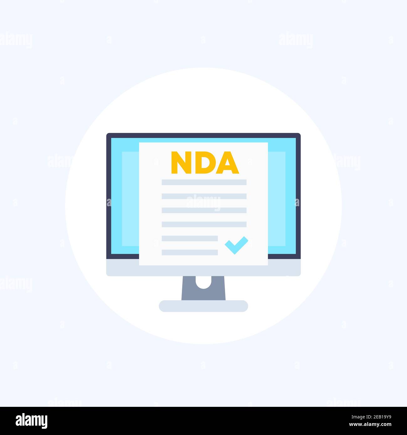 Confidential agreement Stock Vector Images - Alamy