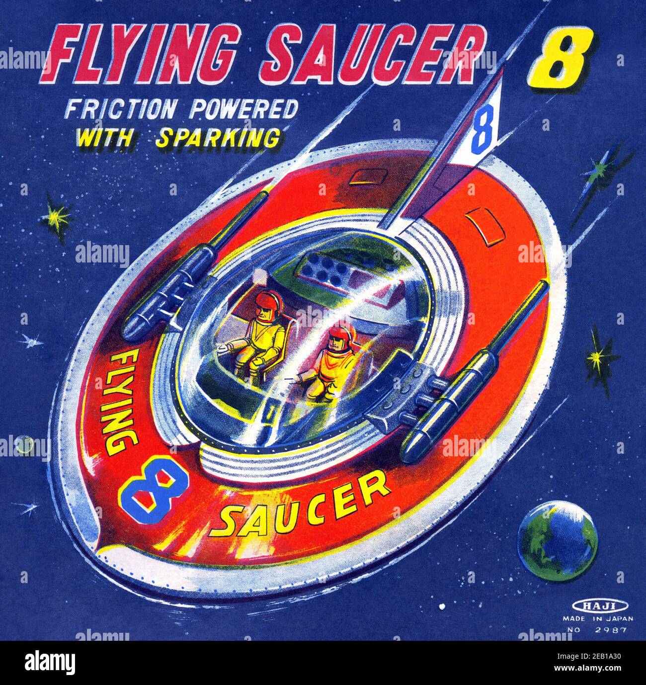 Flying Saucer 8 1950 Stock Photo - Alamy