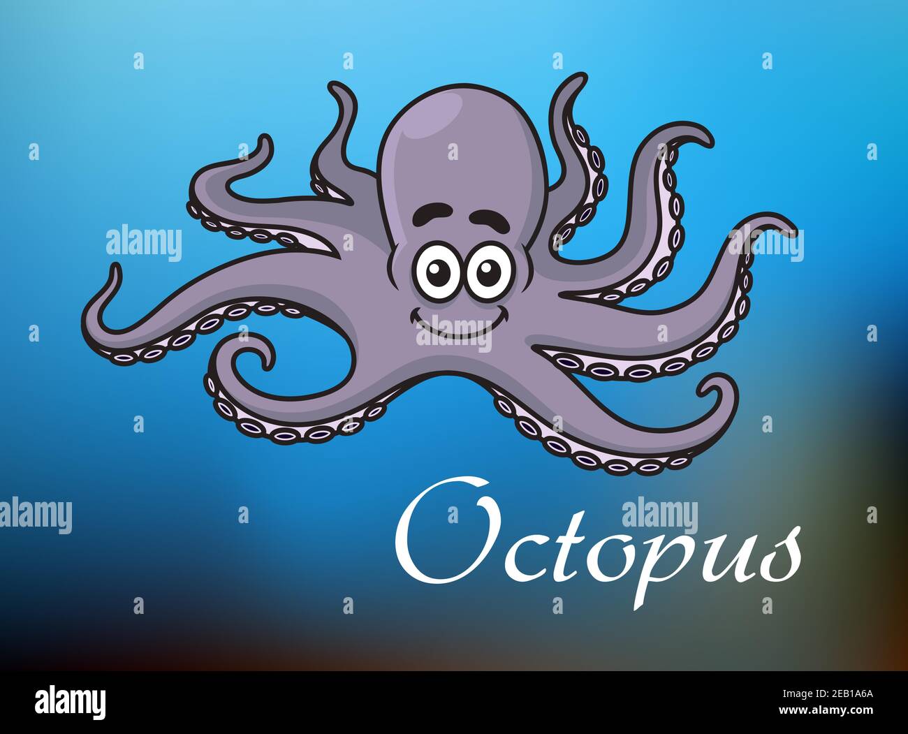 Octopus aquarium children Stock Vector Images - Alamy