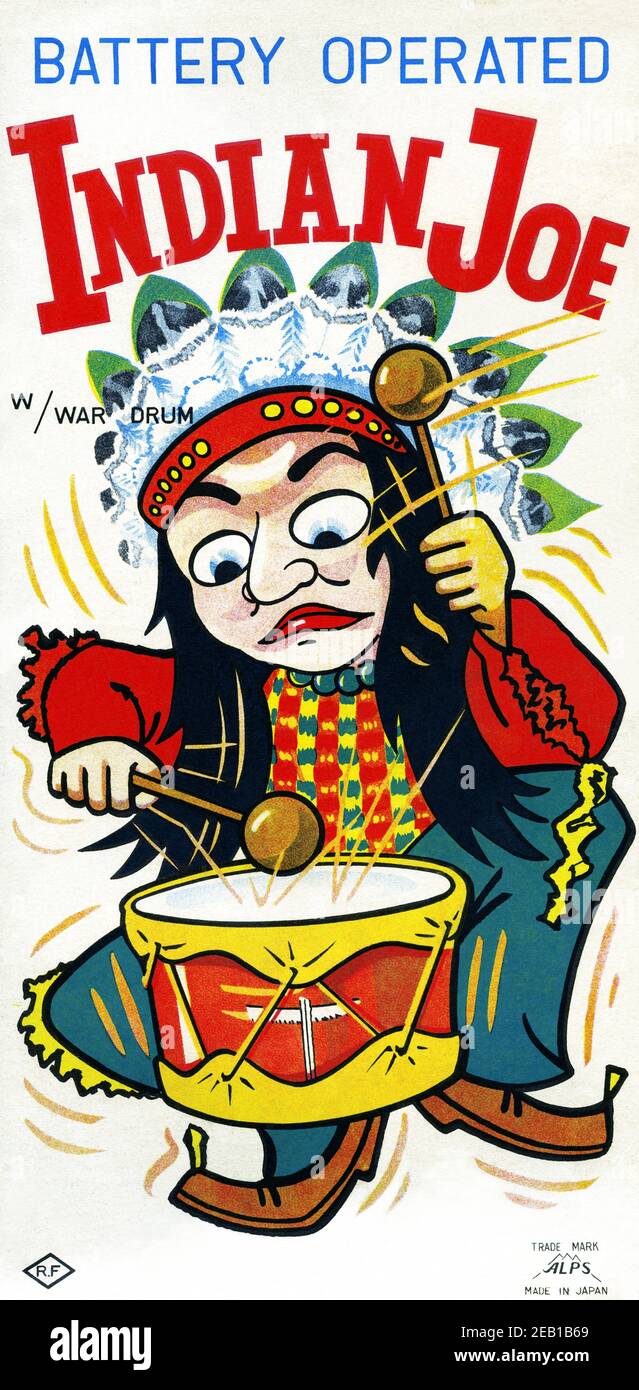 Battery Operate Indian Joe 1950 Stock Photo - Alamy