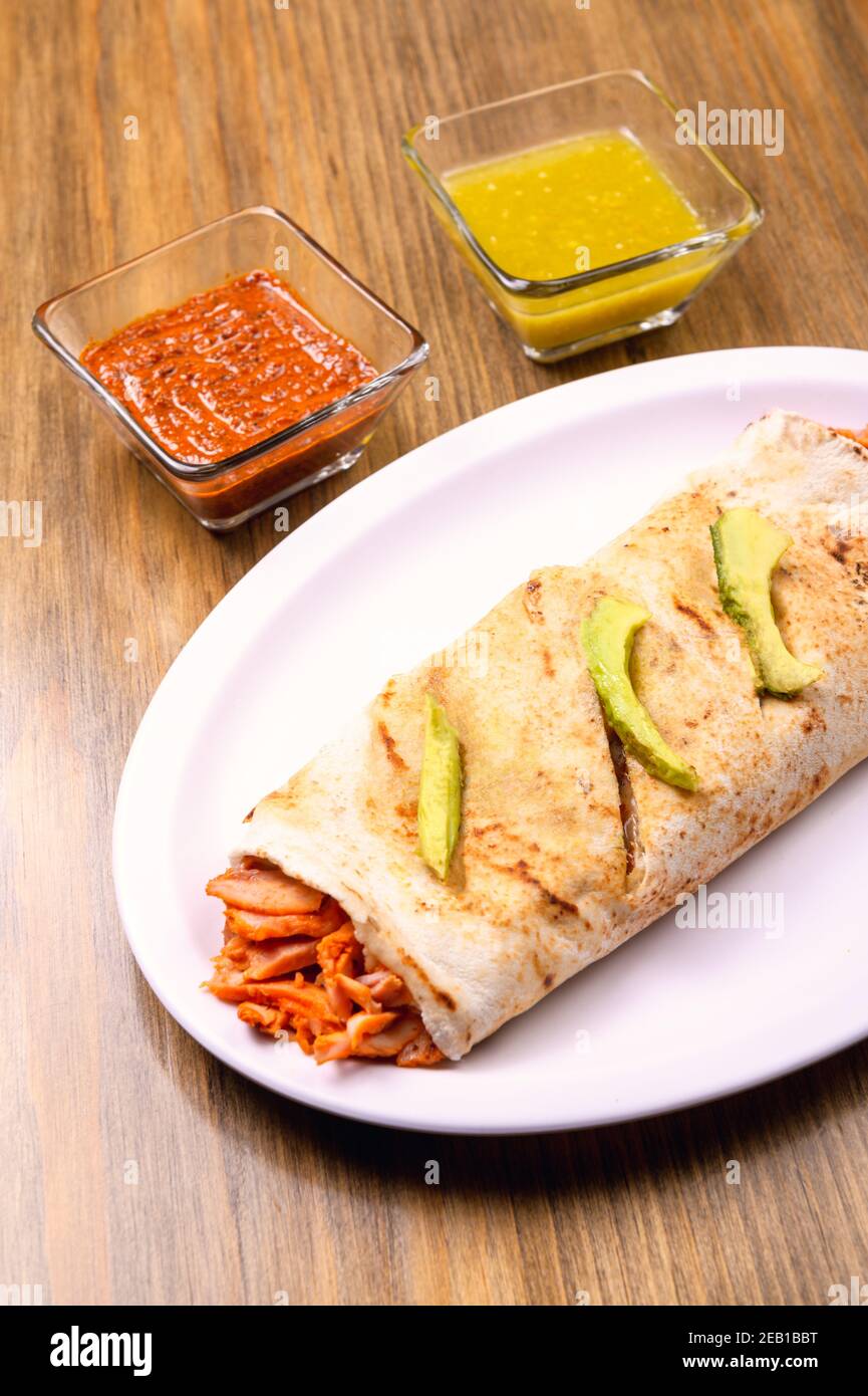 Authentic mexican burrito hi-res stock photography and images - Alamy