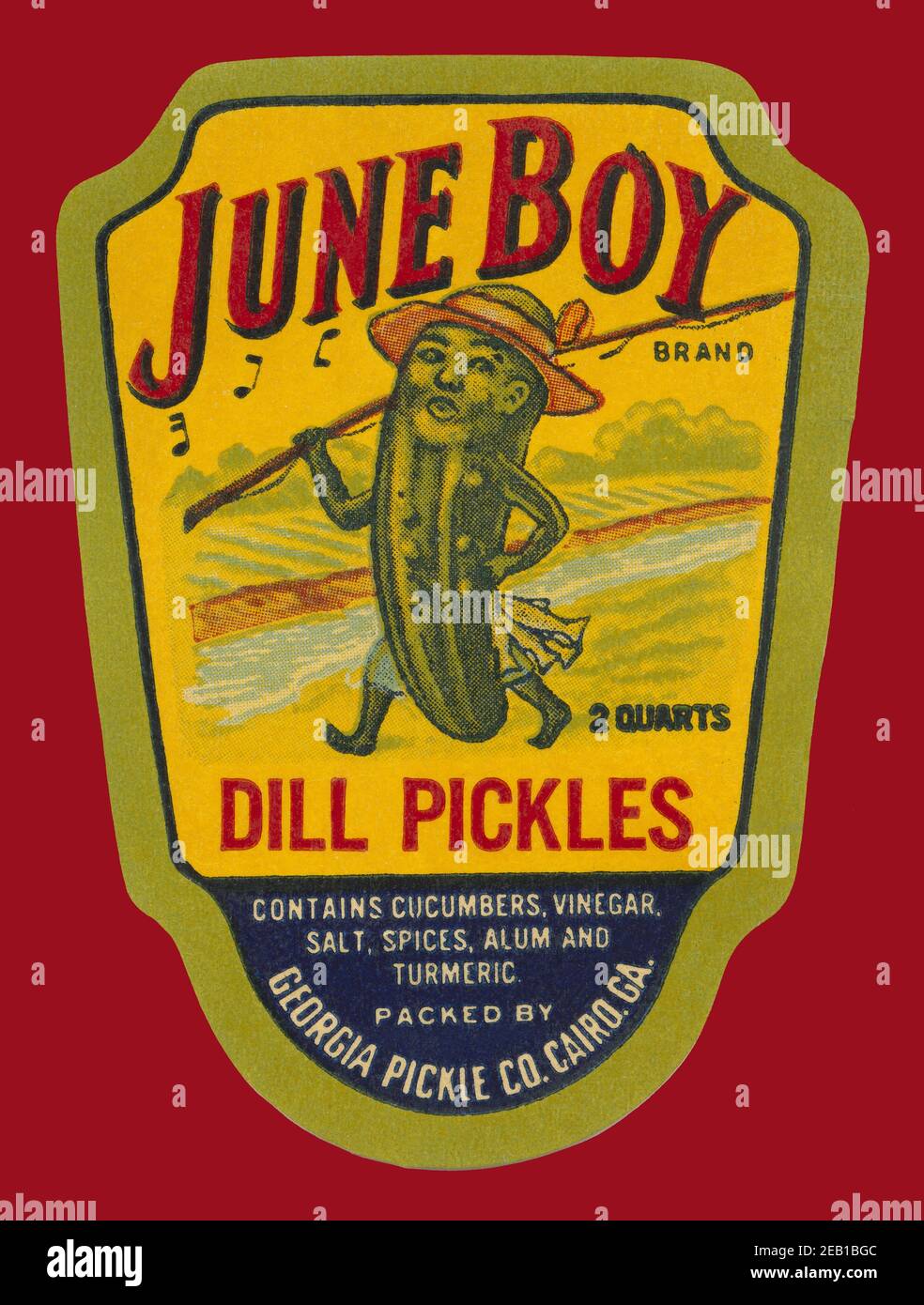 June Boy Dill Pickles 1939 Stock Photo - Alamy