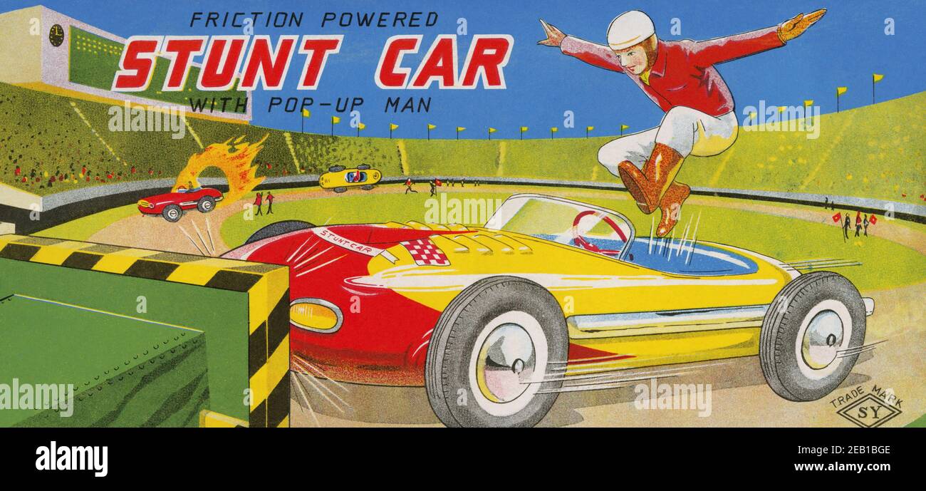 Friction Powered Stunt Car 1950 Stock Photo - Alamy