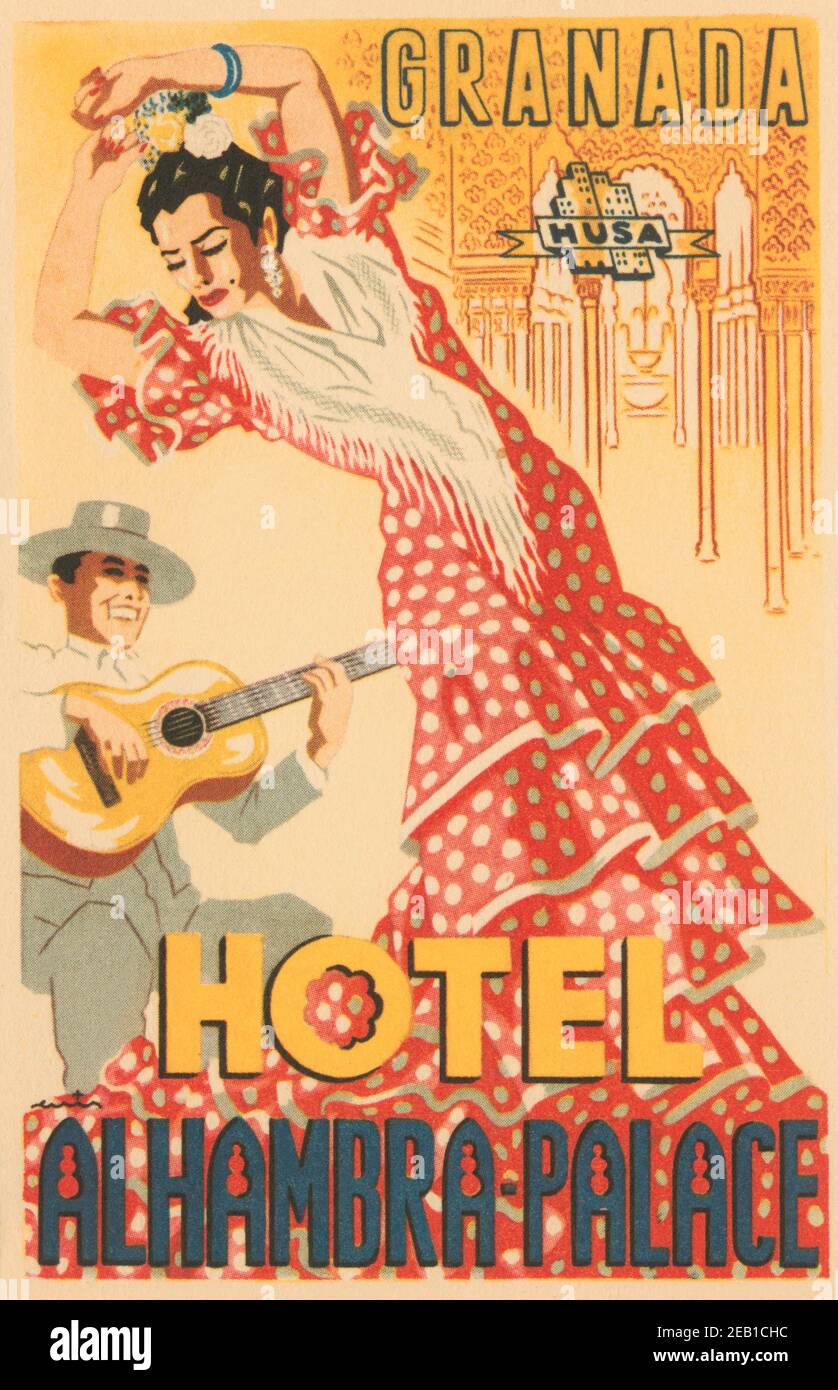 Hotel Alhambra - Palace Stock Photo - Alamy