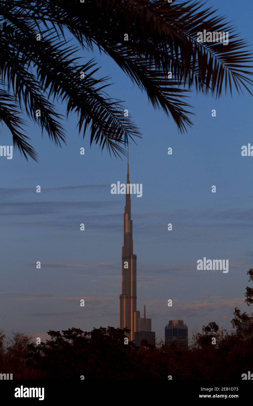 Burj Khalifa building in Dubai Stock Photo - Alamy