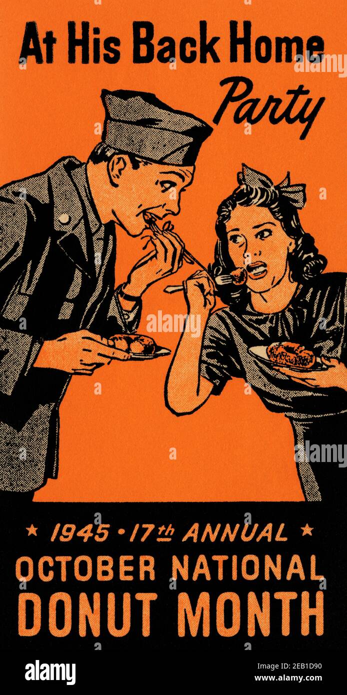 At His Back Home Party 1945 Stock Photo - Alamy