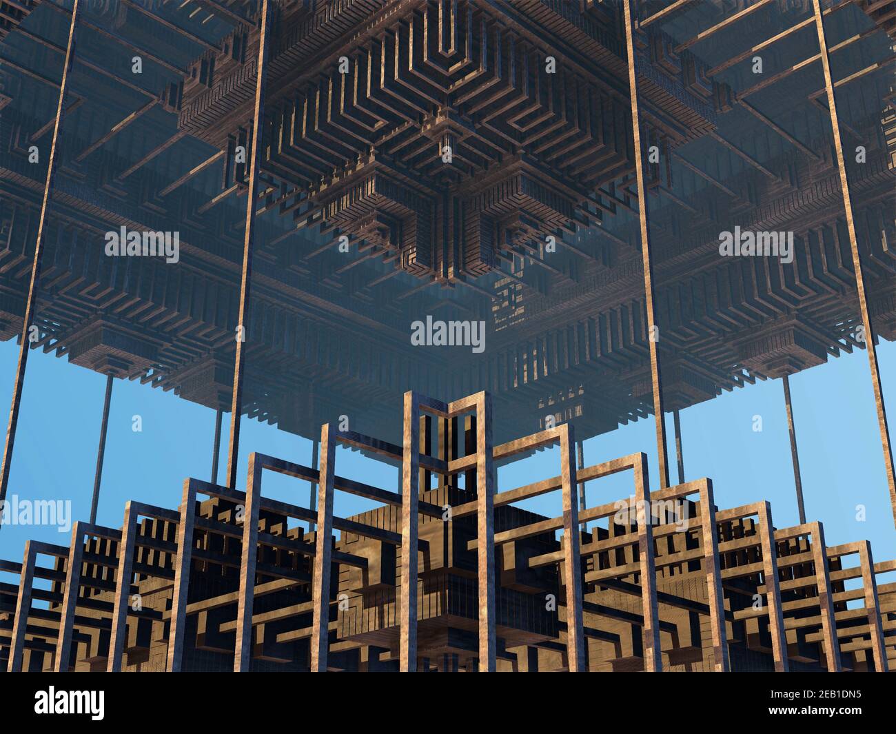 Computer generated 3D illustration abstract background Stock Photo - Alamy