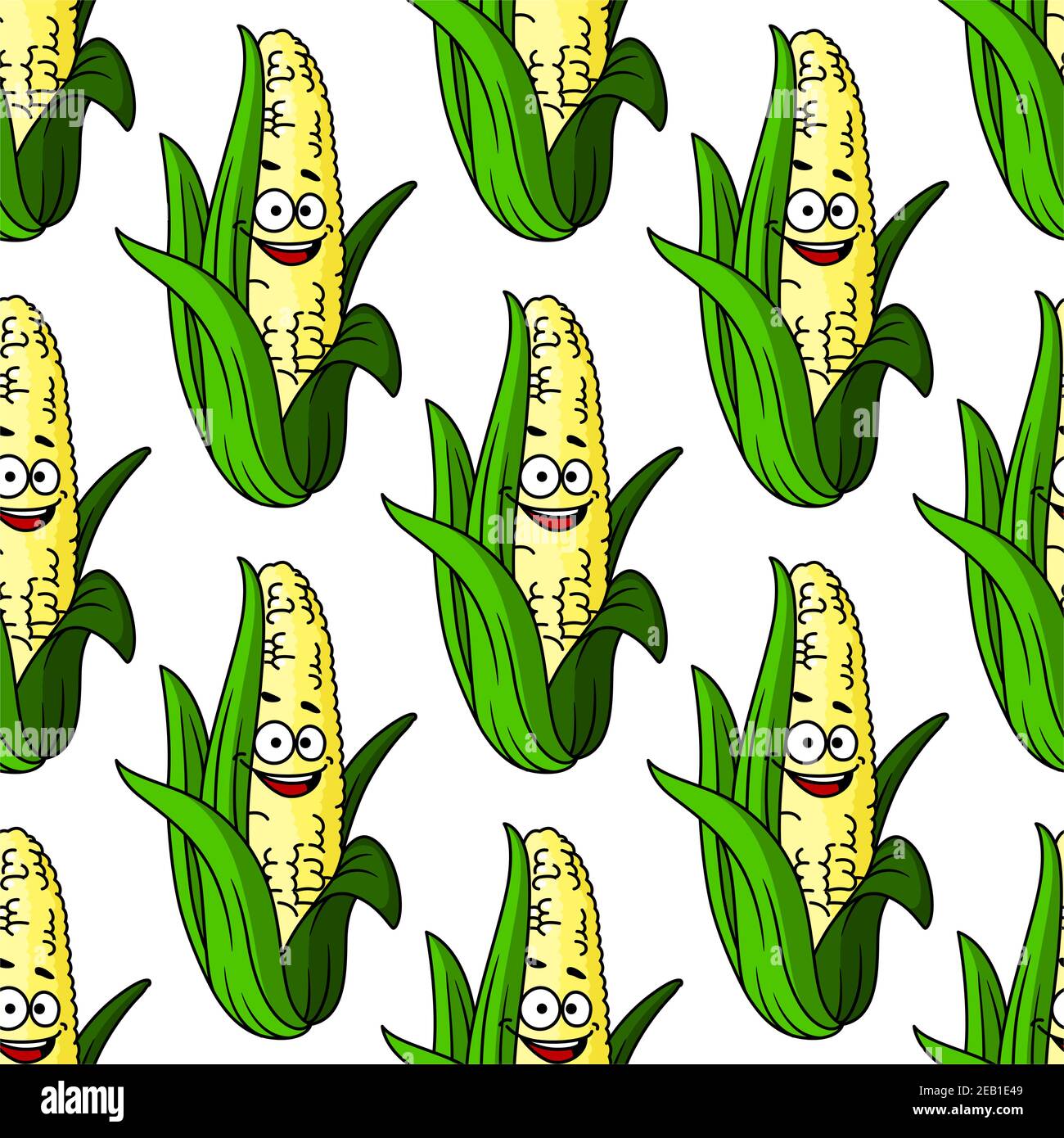 Maize crop pattern Stock Vector Images - Alamy